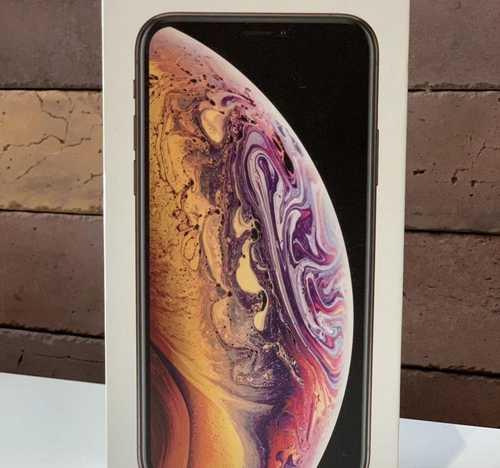 Коробка iPhone XS Gold 256