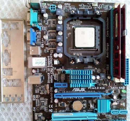 Asus M5A78L-M LX3 + FX 4300 + Память