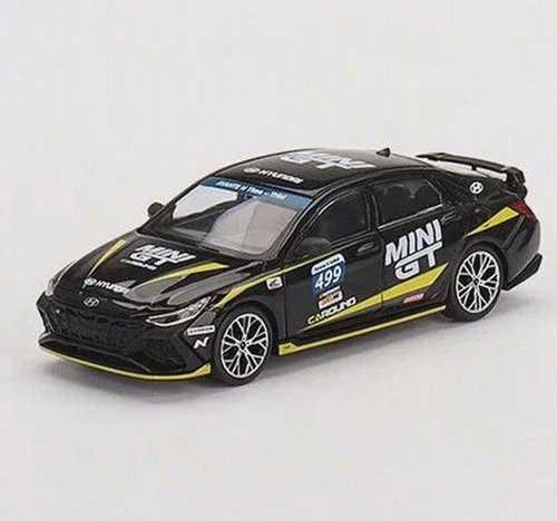 Mini GT 1:64 Hyundai Elantra N #499 Caround Racing Hyundai N-Festival LHD