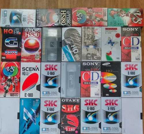 Видеокассеты VHS sony skc samsung scena и другие