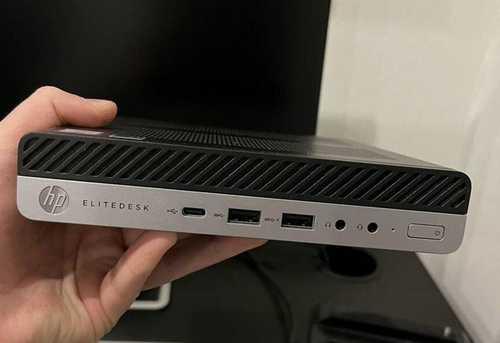 Минипк HP EliteDesk 800 G3, i5 3.4, 16Gb, 240ssd