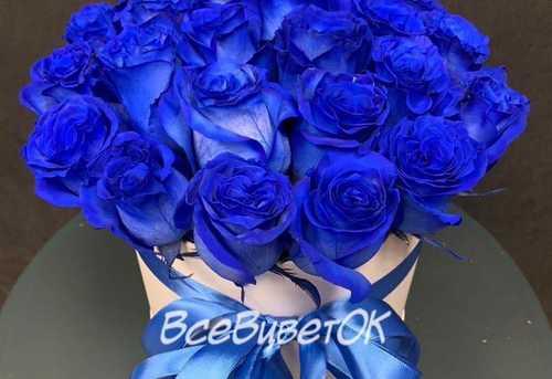 Синие розы купить в москве