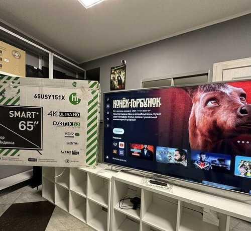 Новый огромный UHD, 4K, Smart TV, Hi 165 см, Wi-Fi