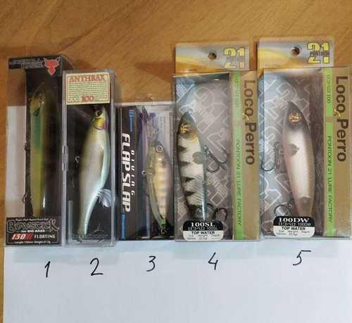 Воблеры Megabass, Jackall, Pontoon 21