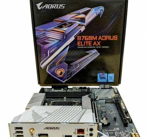 Материнская плата Gigabyte B760M aorus elite AX