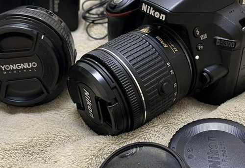 Фотоаппарат Nikon d5300 + полный комплект