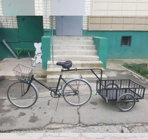 Велосипед с прицепом
