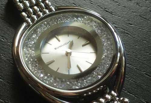 Часы наручные женские sunlight с кристаллами