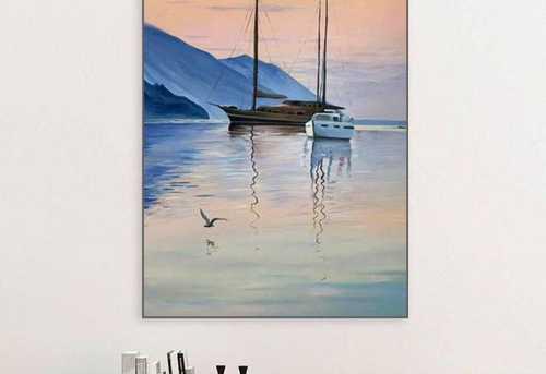 Картина маслом на холсте "Море"