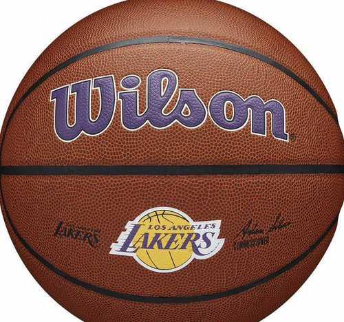 Мяч баскетбольный wilson NBA LA Lakers, WTB3100XB