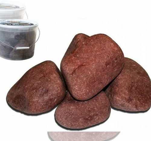 Малиновый Кварцит галтованный 20 кг