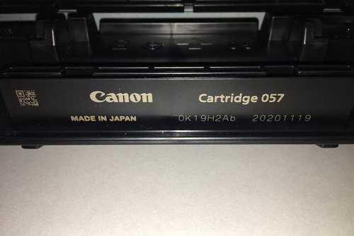 Картриджи Canon 057 оригиналы первопроходы