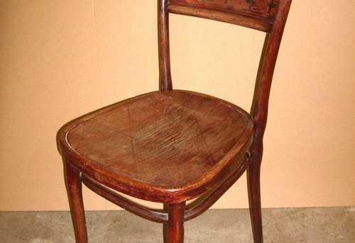 Старинный редкий стул Тонет. Модерн. Клейма