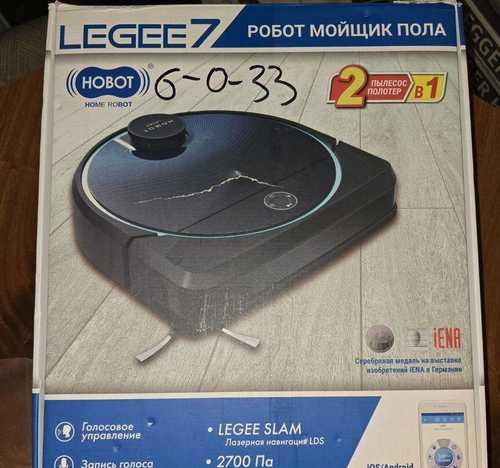 Hobot legee 7 робот пылесос