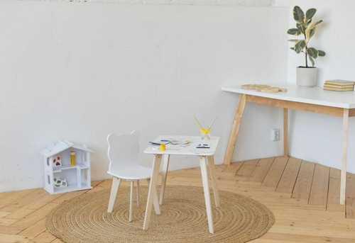 Детский растущий стул + стол Комплект