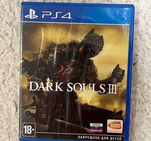 Диск на ps4 dark souls 3