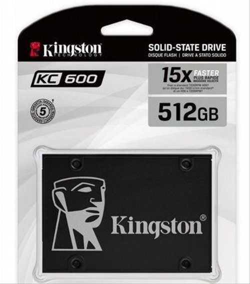 Новый жесткий диск SSD Kingston KC600 512 GB