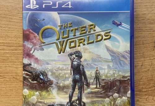 The outer worlds диск на ps4