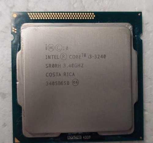 Socket LGA 1155 Intel Core i3 3240