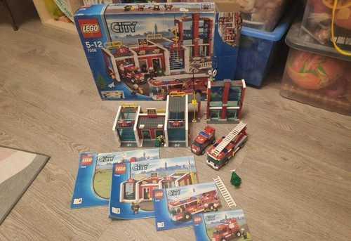 Lego 7208 пожарное депо