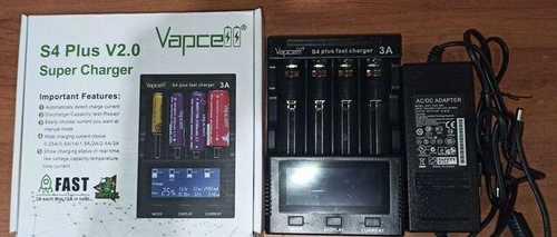 Зарядное устройство Vapcell S4 Plus 3A