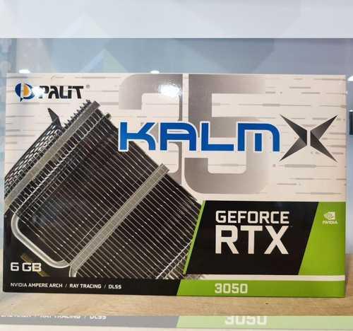 Видеокарта palit rtx 3050 kalmX 6 Гб новая