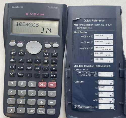 Калькулятор casio fx-350MS