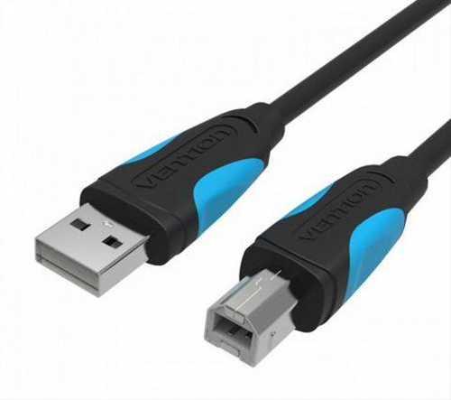 Кабель USB2.0 тип А(m) -B(m) 1.5м Vention #244260