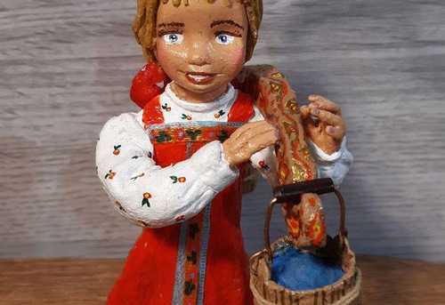 Ватная игрушка: Внучка. Русские народные сказки