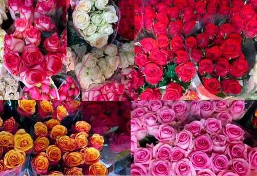 Подарок розы букет 8 марта тюльпаны доставка цвето