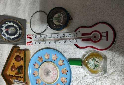 Ретро вещи из СССР термометры, весы, духи