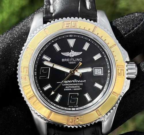 Часы Breitling Superocean 44 Steel/Gold