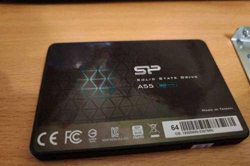 Silicon Power SSD диск 2.5" SATA на 64Gb