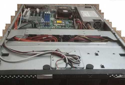 Сервер 1U самосбор procase intel LGA1366