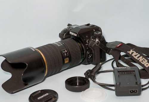 Зеркальный фотоаппарат pentax K3 + объектив 50-135