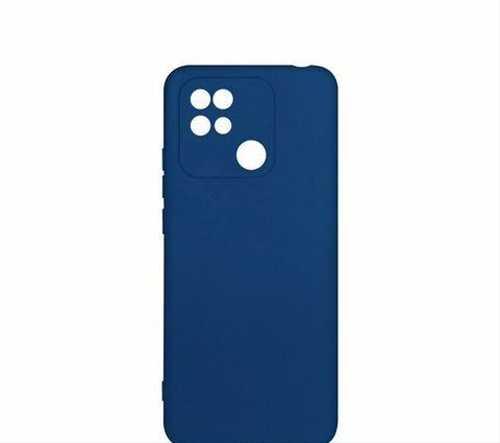 Чехол с микрофиброй для Xiaomi Redmi 10C (blue)