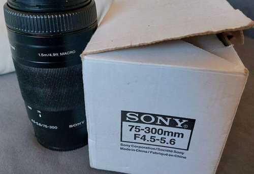 Sony75-300mmf/4.5-5.6
