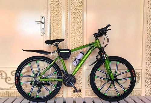 Горный велосипед с литыми Зелёный