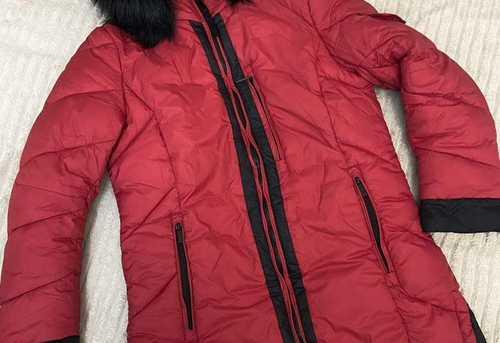 Куртка зимняя удлиненная 152-158