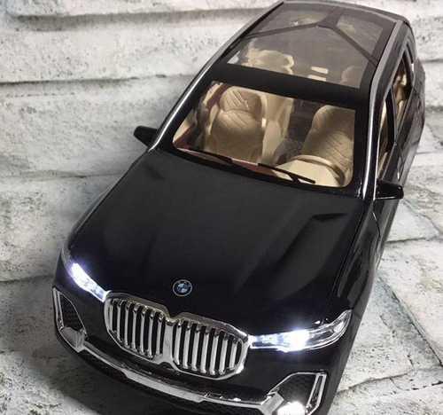 Машинка BMW X7 металлическая, инерционная, звук