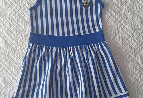 Платье для девочки 98 104 морячки