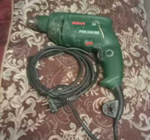 Дрель ударная bosch psb 530re