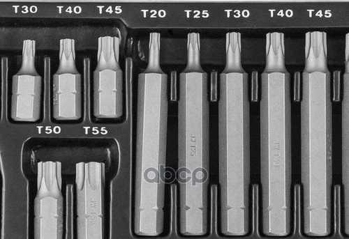 Набор бит 10 мм DR torx с переходниками, 15 пре