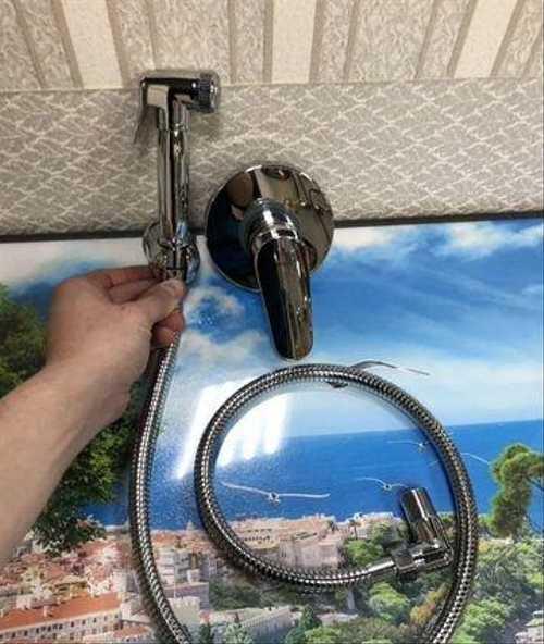 Гигиенический душ комплект Италия встройка размер