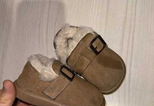 Ботинки угги зимние замшевые для малыша