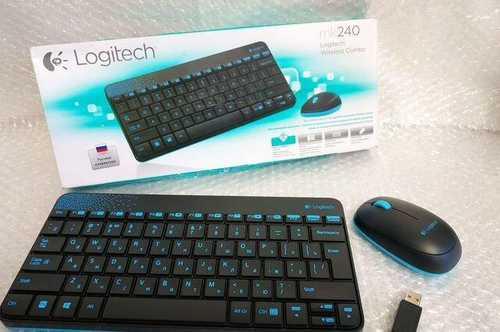 Комплект клавиатура + мышь Logitech MK240