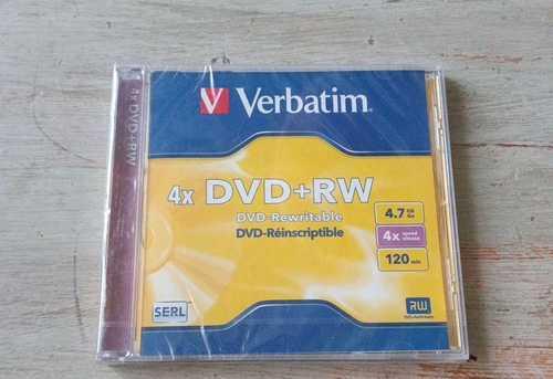 Диск Verbatim DVD + RW 4.7 GB 4x