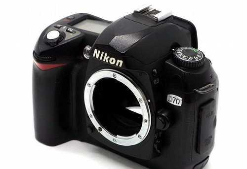 Nikon D70 body (пробег 21210 кадров)