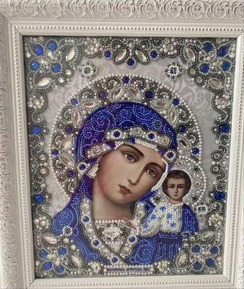 Казанская икона божьей матери бисером