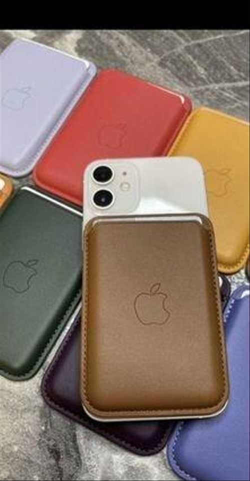Оптом MagSafe кошелек/Wallet iPhone 11 коричневый